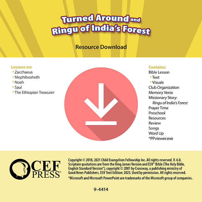 Turned Around - Resource Download – CEF Press